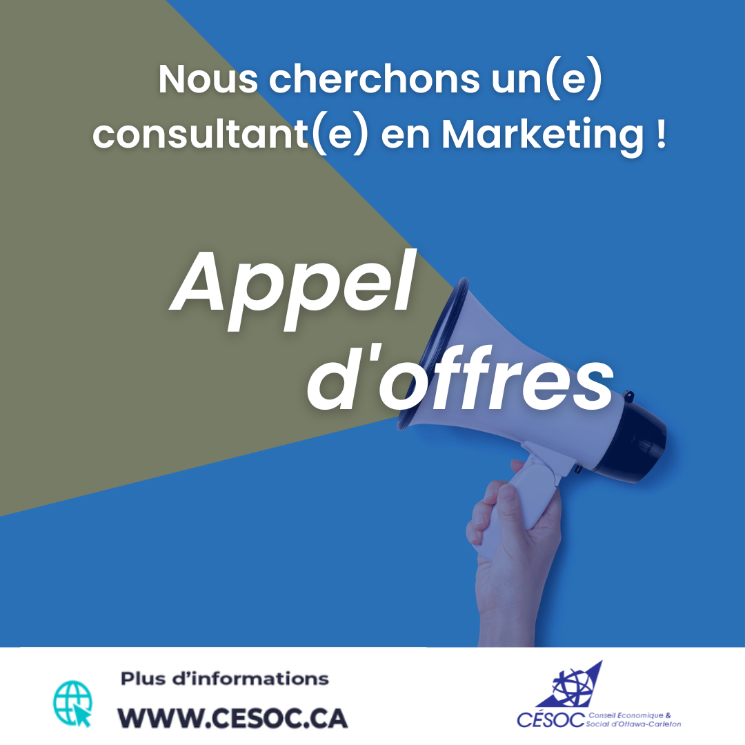 Nous cherchons un(e) consultant(e) en Marketing - Césoc - Centre d ...